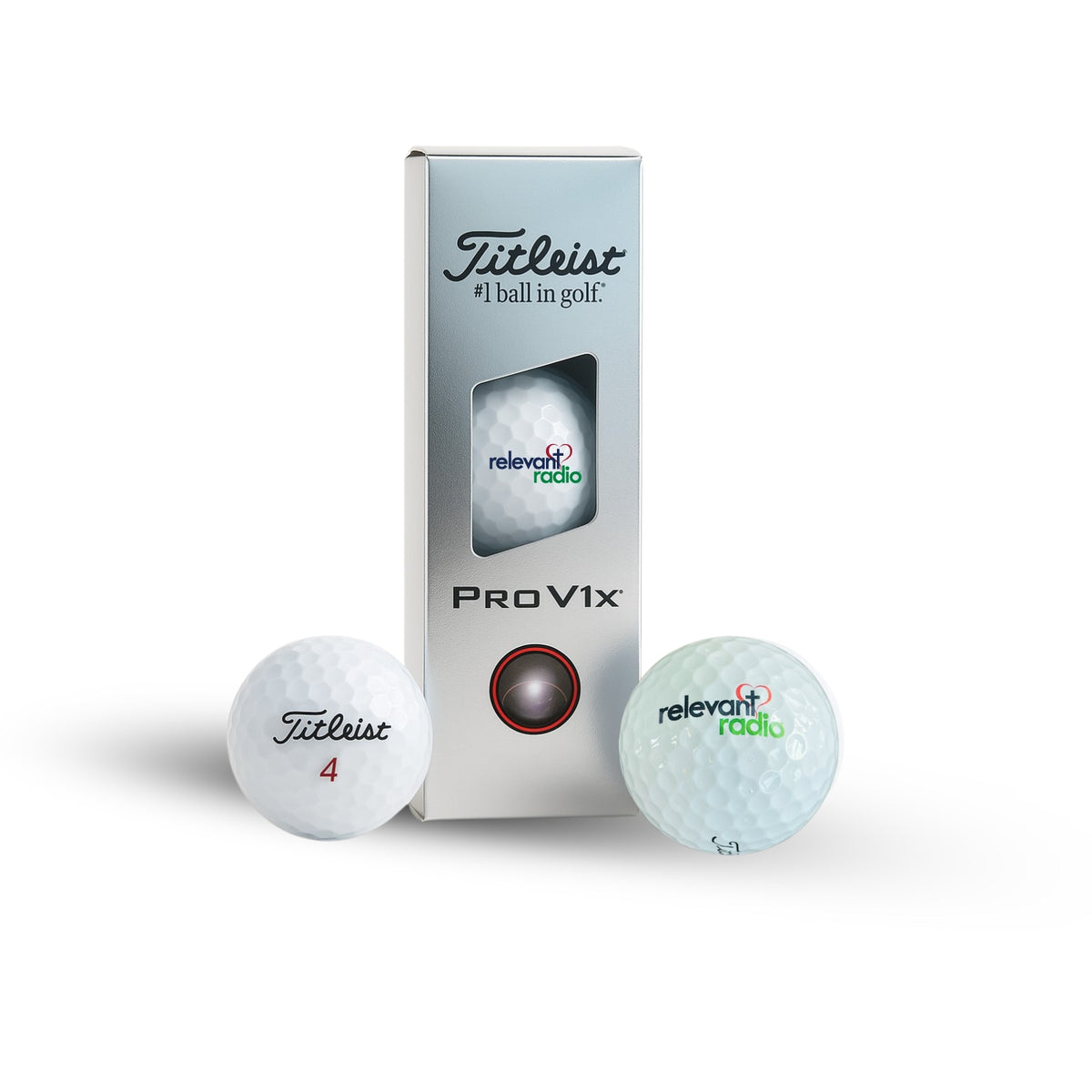 Titleist Pro V1x Golf Balls – Relevant Radio Edition – Relevant Radio Store
